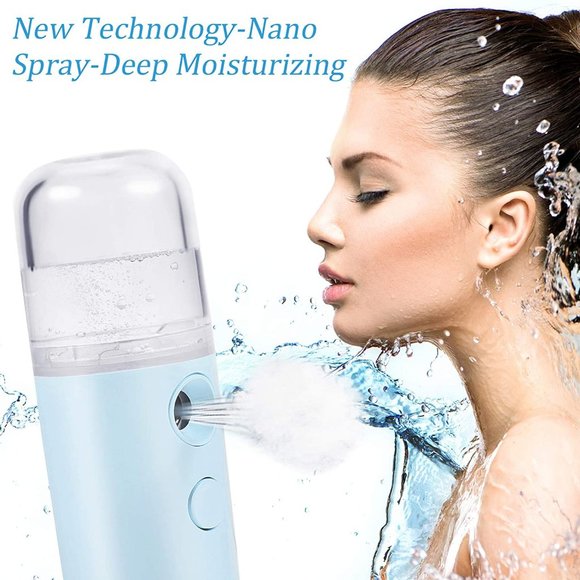 Skincare | Handheld Mini Ultrasonic Face Steamer Mister Nano Mist ...